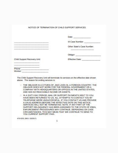 Sample Letter Of Child Support Payment Collection Letter Template 