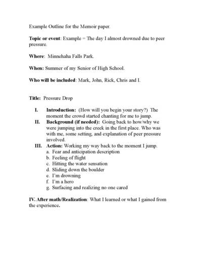 FREE 10 Memoir Samples In PDF MS Word