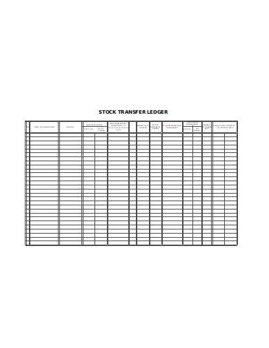 FREE 10 Transfer Ledger Samples And Templates In PDF MS Excel