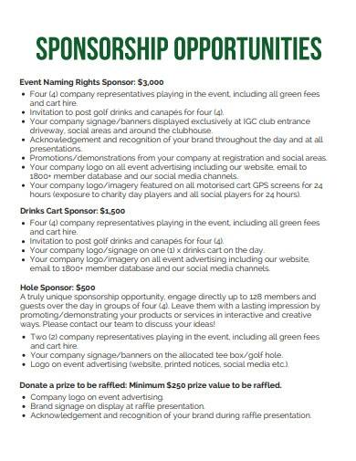 FREE 8 Charity Event Sponsorship Proposal Samples Templates In MS 