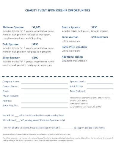 FREE 10 Charity Event Program Samples Templates In MS Word PDF