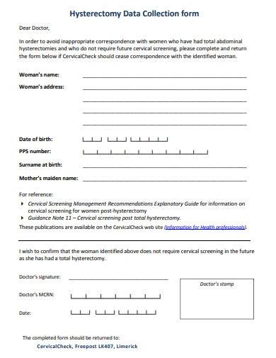 FREE 10 Research Data Collection Form Samples Templates In PDF MS Word