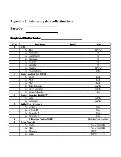 FREE 10 Research Data Collection Form Samples Templates In PDF MS Word