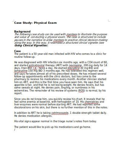 Patient Case Study Template Hq Printable Documents Vrogue