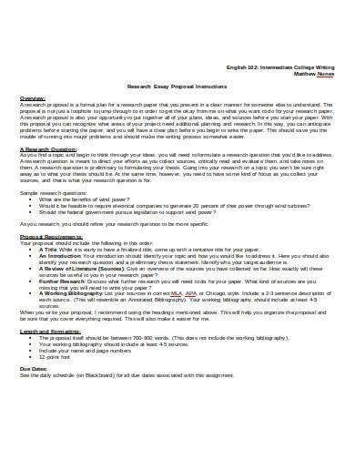 FREE 10 Research Paper Proposal Samples In MS Word PDF
