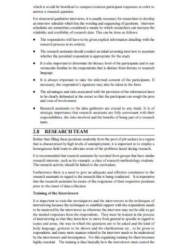 FREE 10 Research Interview Schedule Samples In PDF