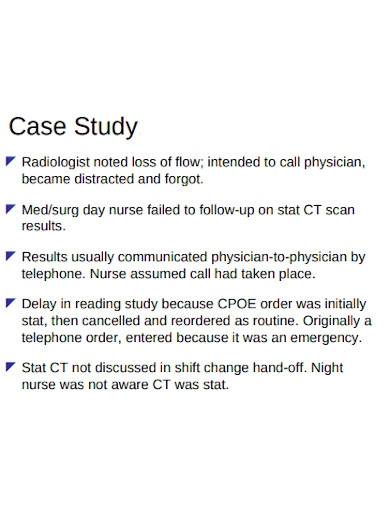 FREE 10 Patient Case Study Samples Templates In MS Word PDF