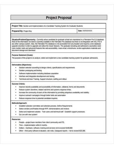 FREE 15 Information Technology Project Proposal Samples In MS Word Google Docs PSD 