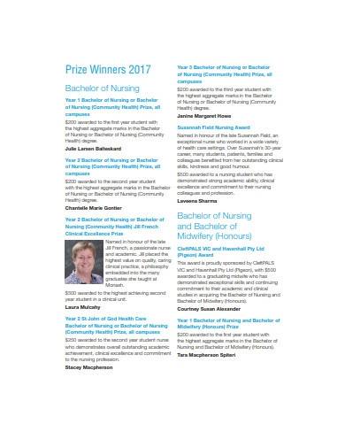 FREE 10 Award Ceremony Program Samples Templates In MS Word PDF