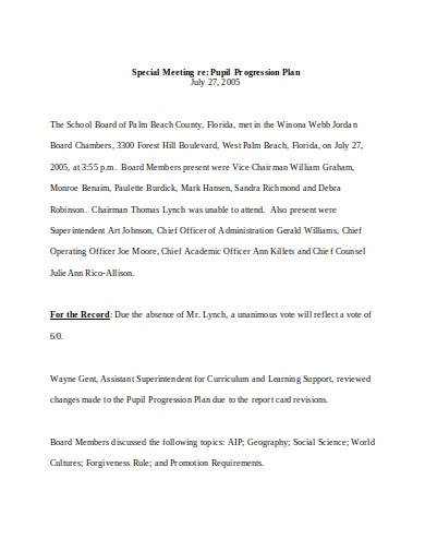 FREE 10 Pupil Progression Plan Samples In MS Word PDF