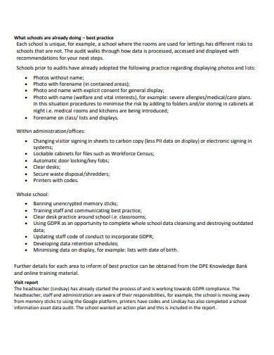 FREE 11 School Visit Report Samples In MS Word PDF