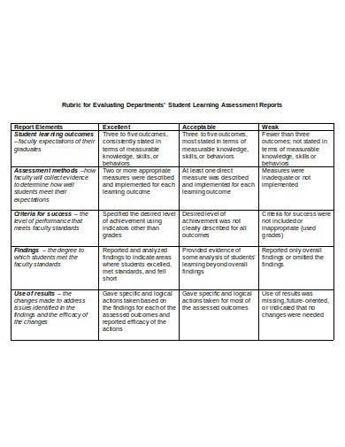 FREE 10 Student Assessment Reports Samples In MS Word PDF