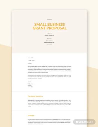 FREE 16+ Small Business Proposal Samples in PDF | MS Word | Google Docs | Pages | Publisher