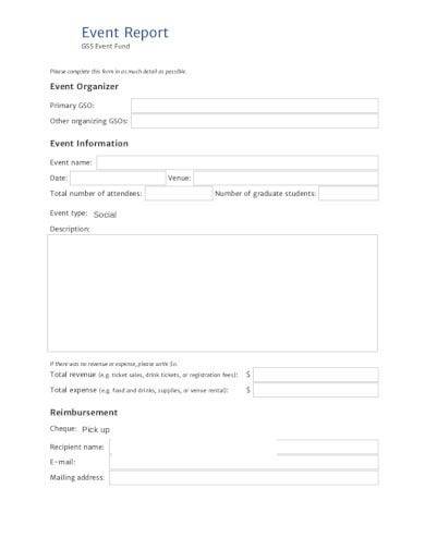 FREE 13 Event Report Samples In Google Docs Pages MS Word PDF