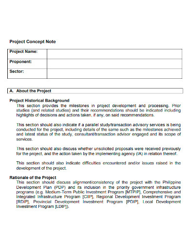 FREE 15 Concept Note Samples Project Education Journalism 