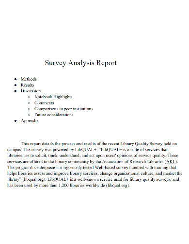 FREE 10 Survey Analysis Report Samples Stakeholder Inspector Travel 