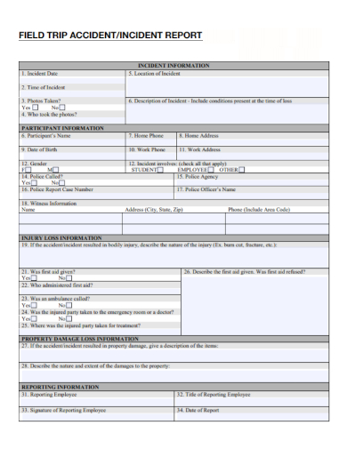 FREE 11 Field Trip Report Samples Agriculture Educational 