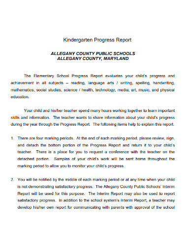  Progress Report Letter Format Progress Report 2022 10 28