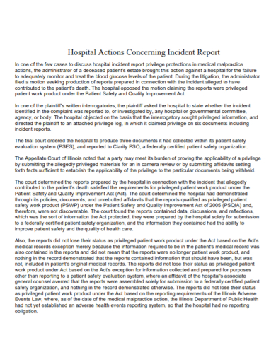 FREE 11 Hospital Incident Report Samples Serious Nursing System 