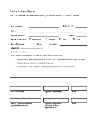FREE 10 Lost Incident Report Samples Item Stolen Property 