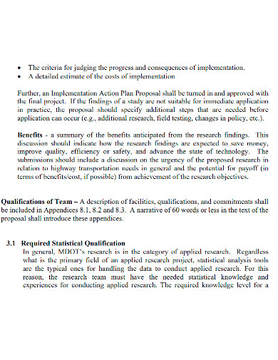 FREE 4 Research Proposal Action Plan Samples In PDF