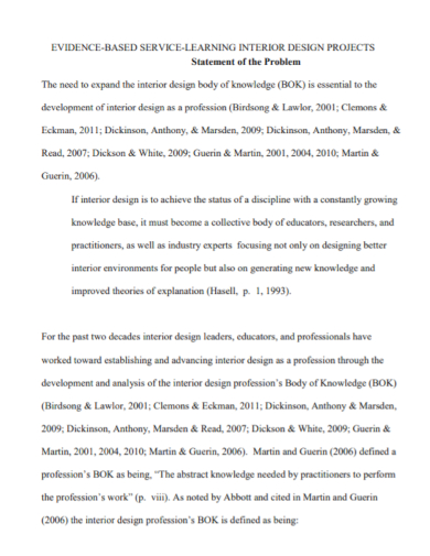 FREE 3 Interior Design Problem Statement Samples In PDF DOC