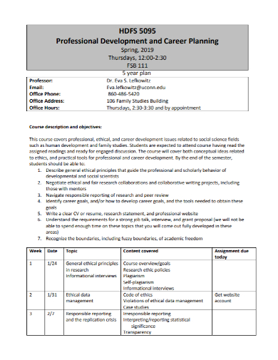 FREE 6 5 Year Career Development Plan Samples In PDF DOC