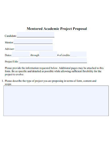 FREE 10 Academic Project Proposal Samples Outline Research Work 