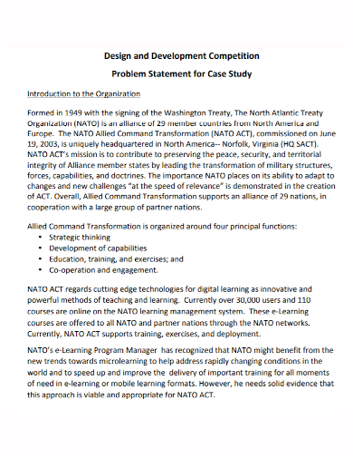 FREE 10 Case Study Problem Statement Samples In PDF DOC