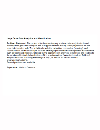 FREE 9 Analytics Problem Statement Samples In PDF DOC