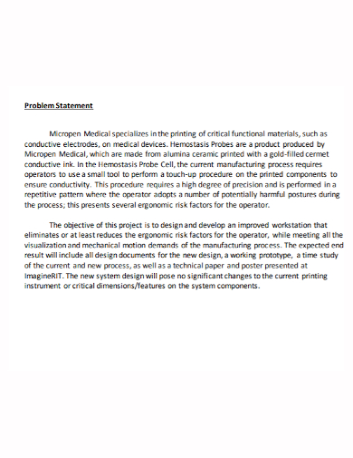 FREE 10 Medical Problem Statement Samples Surgical Nursing 