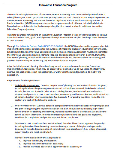 FREE 10+ Educational Program Proposal Samples in PDF | MS Word | Apple ...