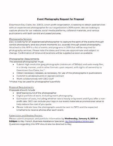 FREE 10 Event Photography Proposal Samples In MS Word Google Docs 