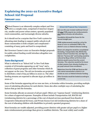 FREE 10 School Budget Proposal Samples Library Garden Project 