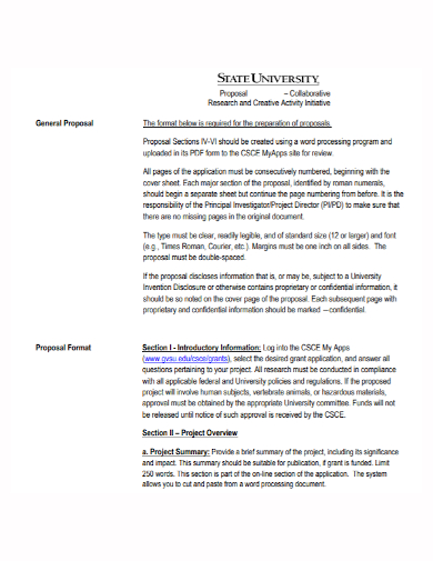 FREE 10 University Collaboration Proposal Samples In MS Word Google 