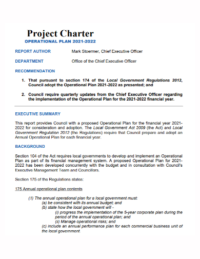 FREE 10+ Project Operational Plan Samples in MS Word | Google Docs ...