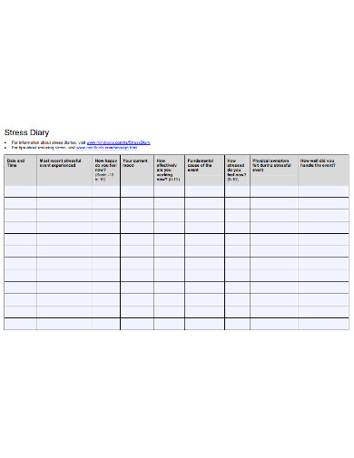 FREE 10 Diary Samples In PDF DOC
