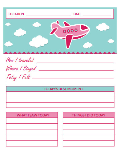 FREE 10 Travel Journal Samples In PDF MS Word