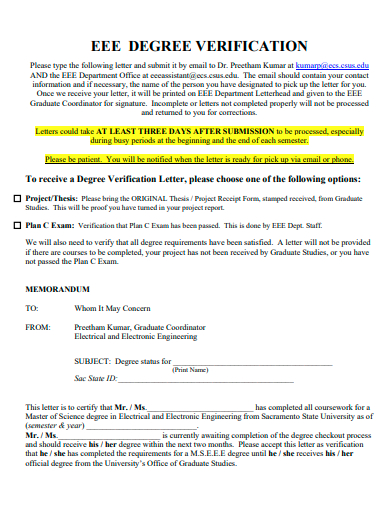 FREE 50 Verification Letter Samples In Google Docs MS Word Outlook Pages PDF