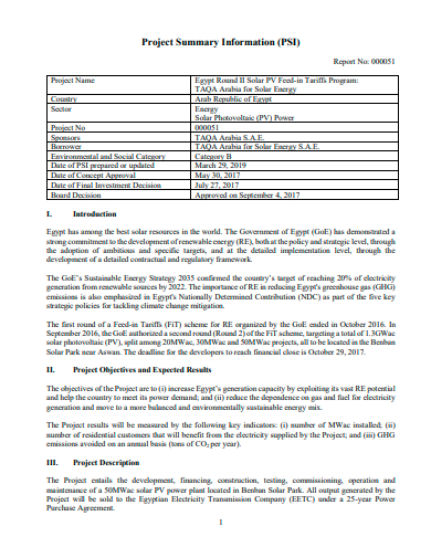 FREE 50+ Project Summary Samples in MS Word | Google Docs | Pages | PDF