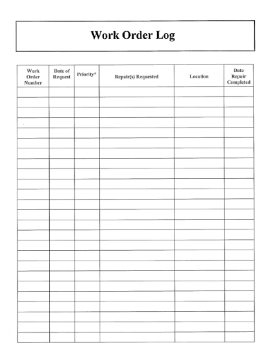 FREE 45 Work Order Samples In Google Docs Google Sheets MS Word 